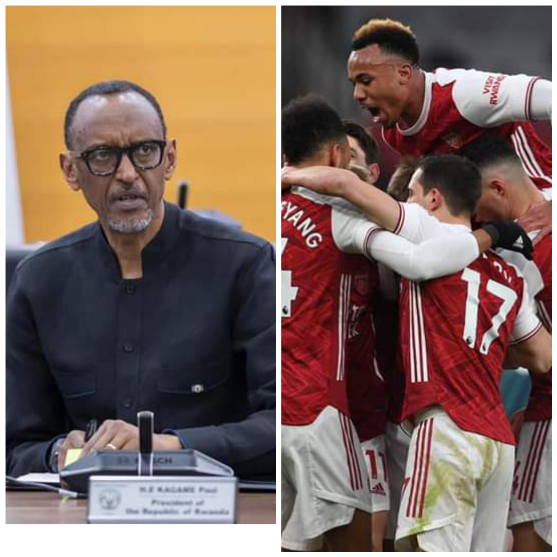 Arsenal : Le clin d’œil des supporters à Paul Kagame - Benkadi-Infos